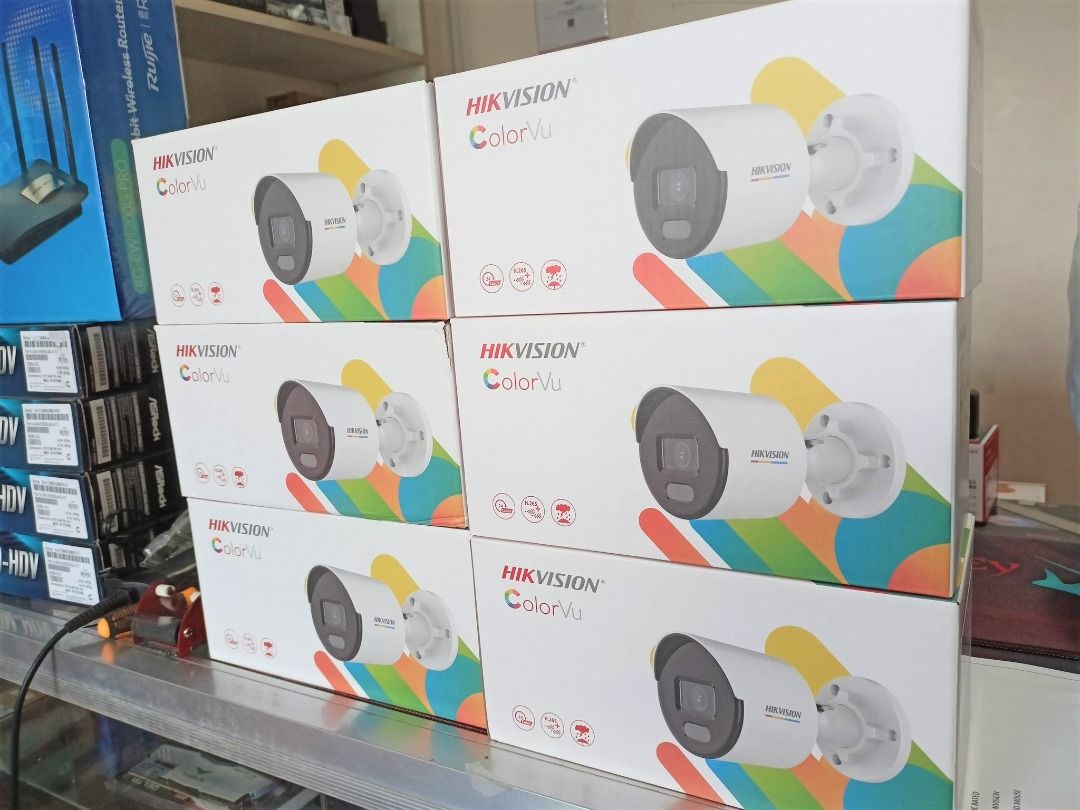 CCTV CAMERA 8 CHANNEL COLORVU KIT 1080p RESOLUTION FULL HD CAMERA ...