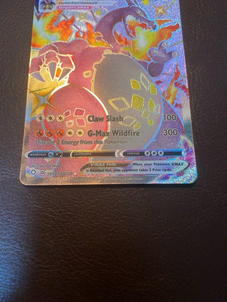 Charizard vmax sv107/sv122 Pokémon card zard, Hobbies & Toys ...