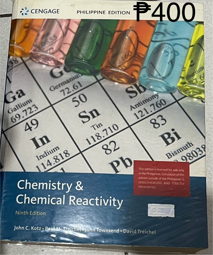 Chemistry and Chemical Reactivity 9th Edition, Hobbies & Toys, Books ...