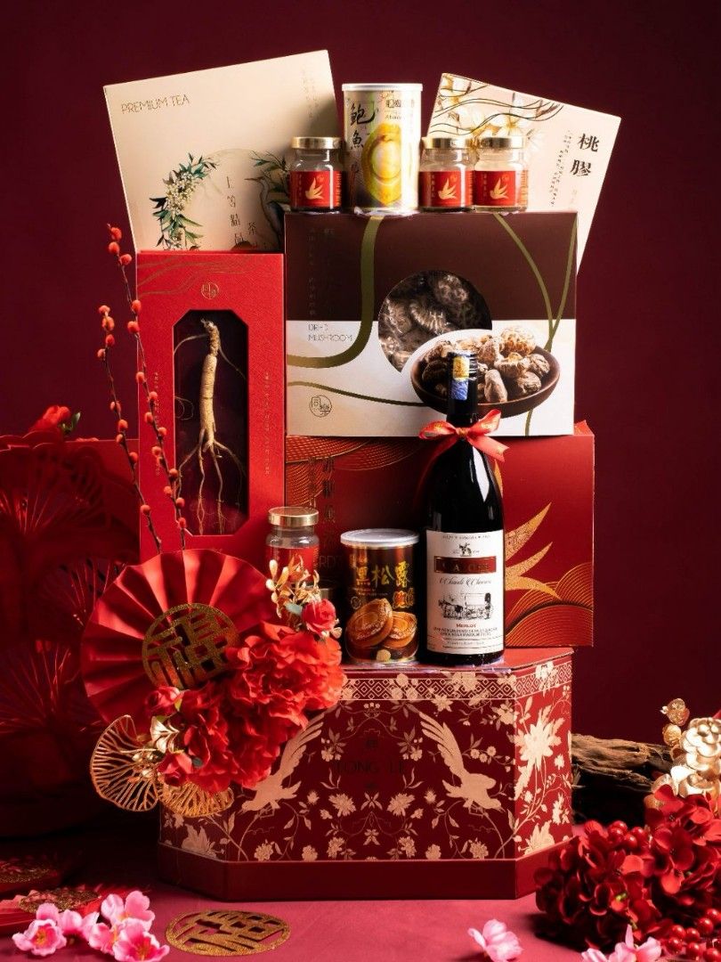Chinese New Year Hamper, Food & Drinks, Gift Baskets & Hampers on Carousell