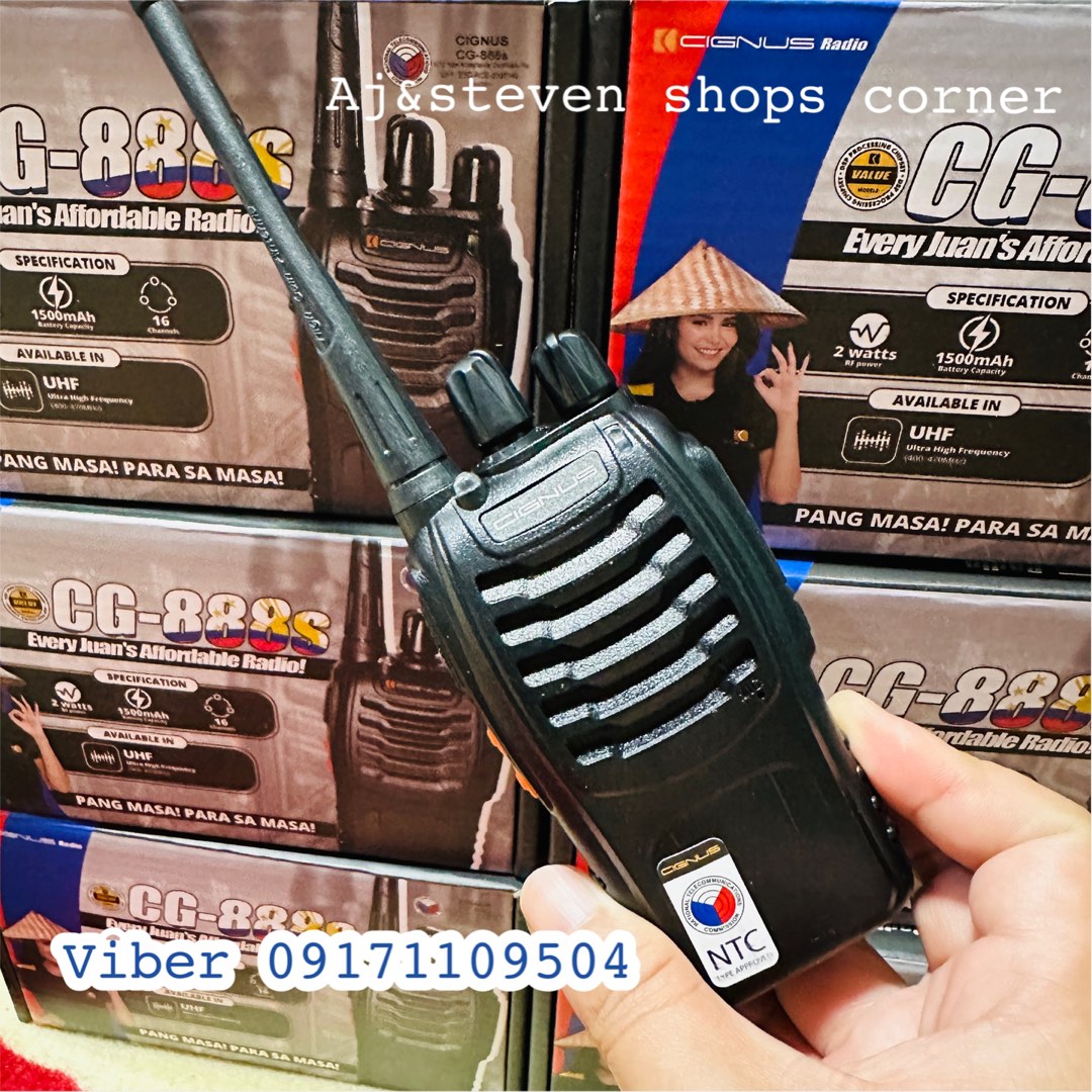 Cignus Cg-888s uhf ntc type approved walkie talkie, Mobile Phones ...