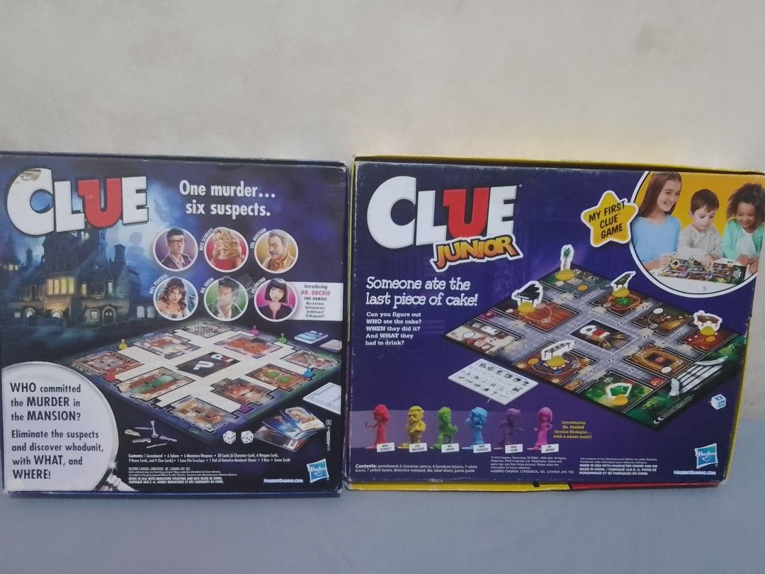 Classic Clue Game Bundle, Hobbies & Toys, Toys & Games on Carousell