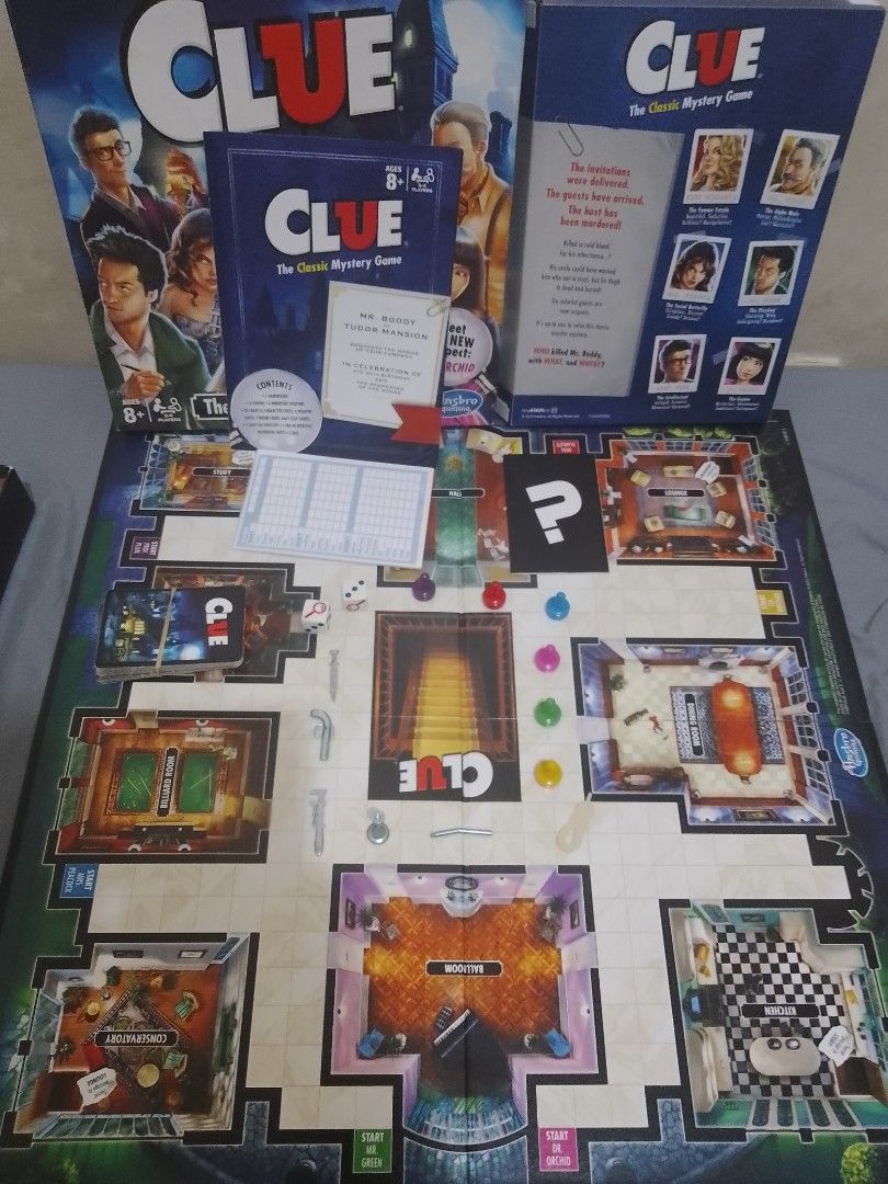 Classic Clue Game Bundle, Hobbies & Toys, Toys & Games on Carousell