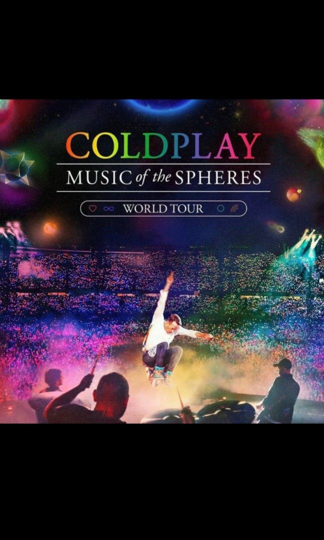 Coldplay Cat 11 RV tickets x2 23rd Jan 2024, Tickets & Vouchers, Event ...