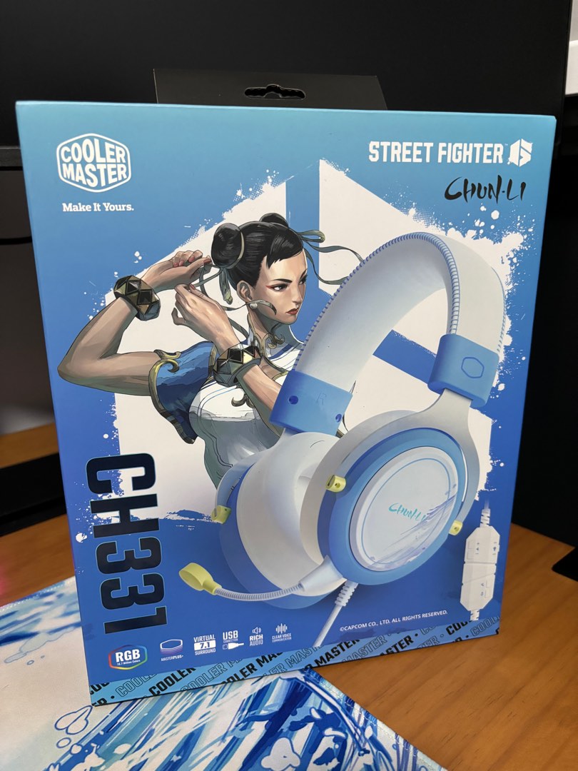 Cooler Master Headset Chun-Li Street Fighter (CH331), Audio, Headphones ...