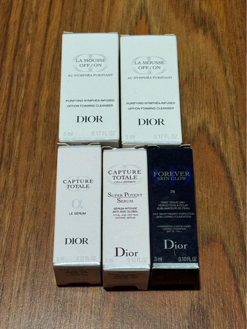 Dior Samples, Beauty & Personal Care, Face, Face Care on Carousell