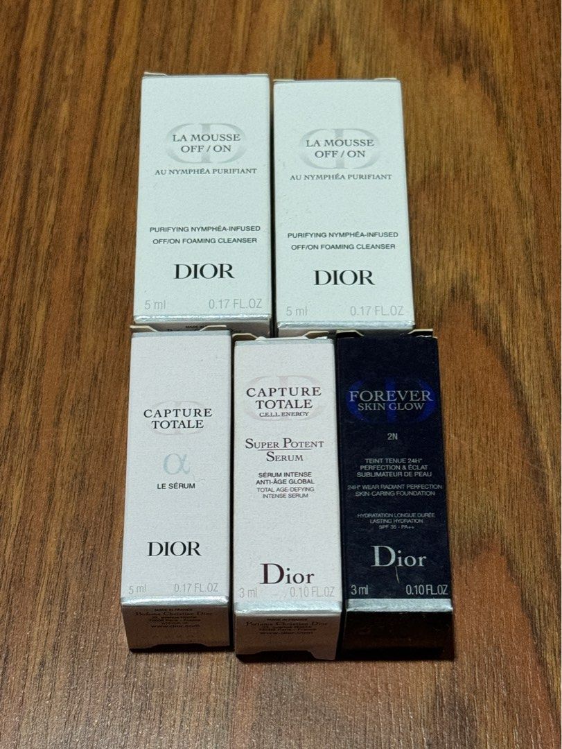 Dior Samples, Beauty & Personal Care, Face, Face Care on Carousell