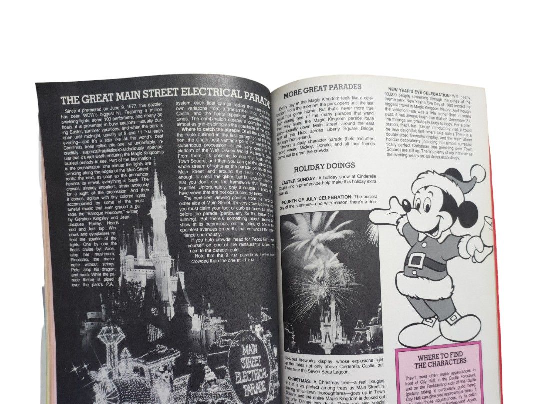 Disney 1985 official guide for Disney world vintage collectors item ...