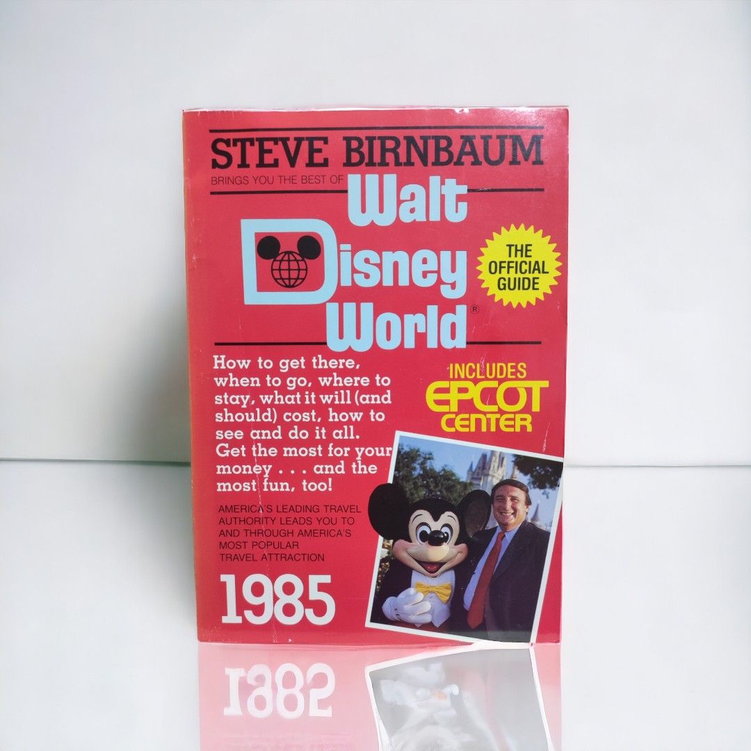 Disney 1985 official guide for Disney world vintage collectors item ...