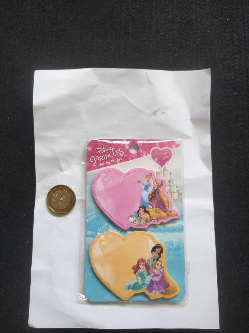 Disney Princesses Sticky Notes Pad, Hobbies & Toys, Stationery & Craft ...