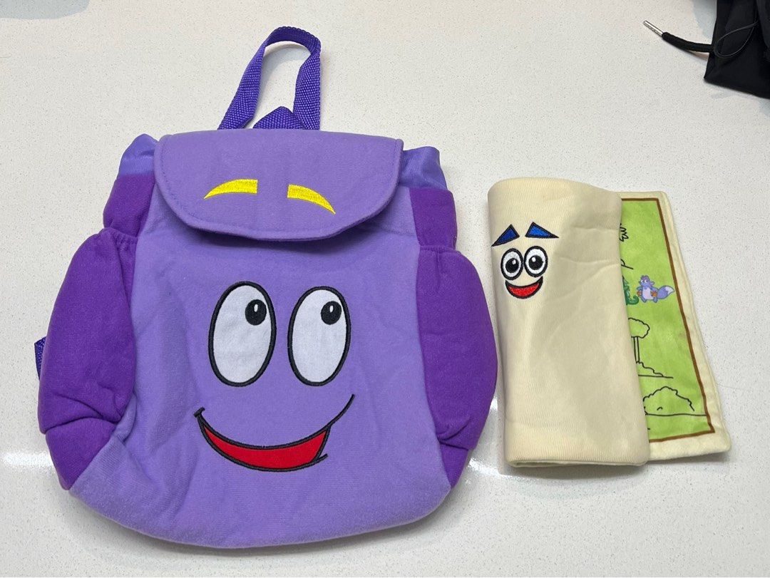 Dora the Explorer Backpack with Map, Hobbies & Toys, Toys & Games on ...