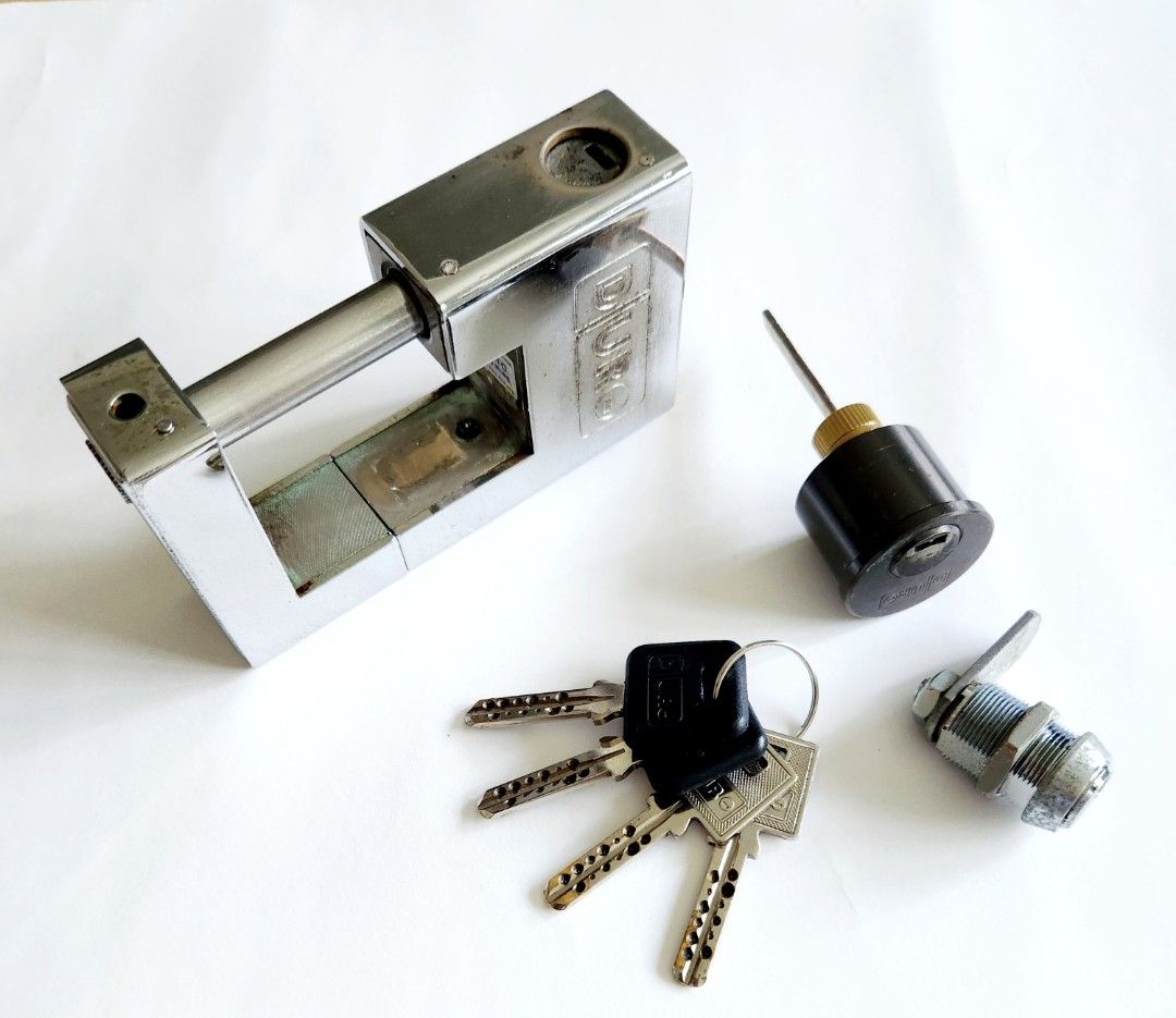DURO Gate Door Lock Security Full Set, Furniture & Home Living ...