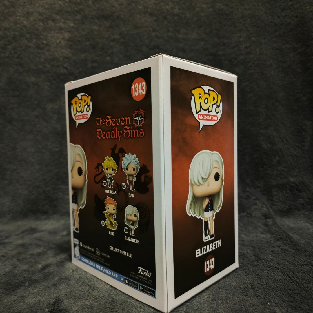 Elizabeth #1343 (Seven Deadly Sins Funko Pop For Sale), Hobbies & Toys ...