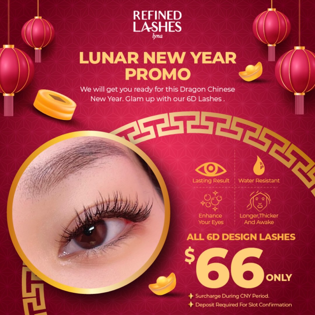 Eyelash Extensions Promo $66, Beauty & Personal Care, Face, Face Care ...