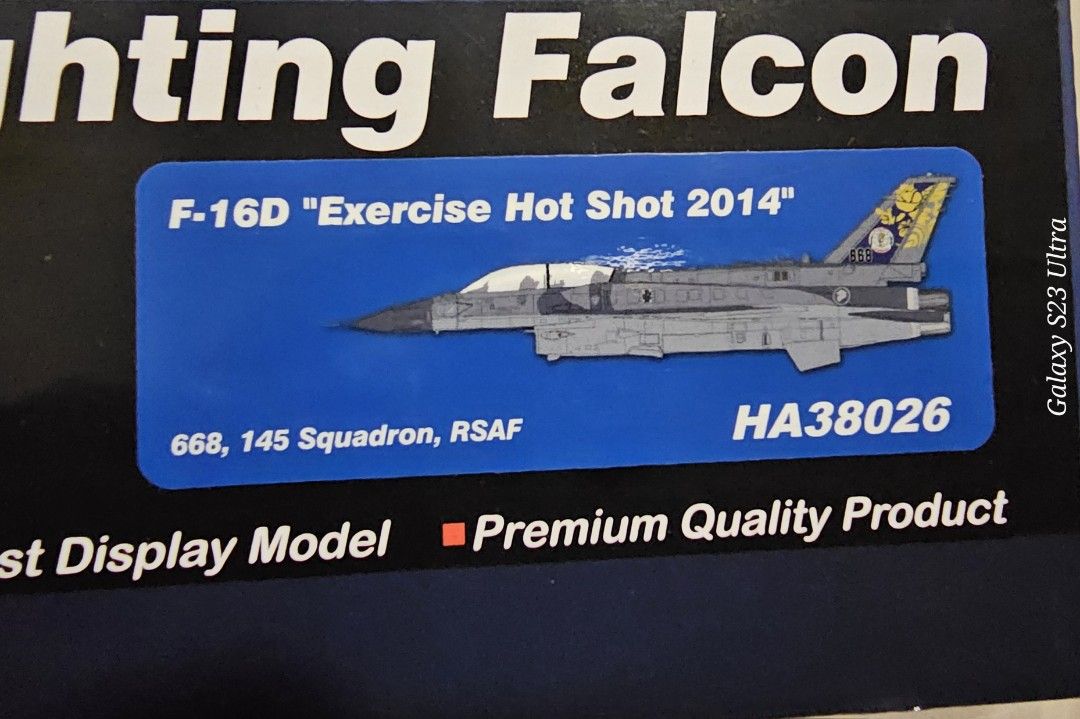 F-16D "Exercise Hot Shot 2014" 668, 145 Squadron, RSAF HA38026, Hobbies ...
