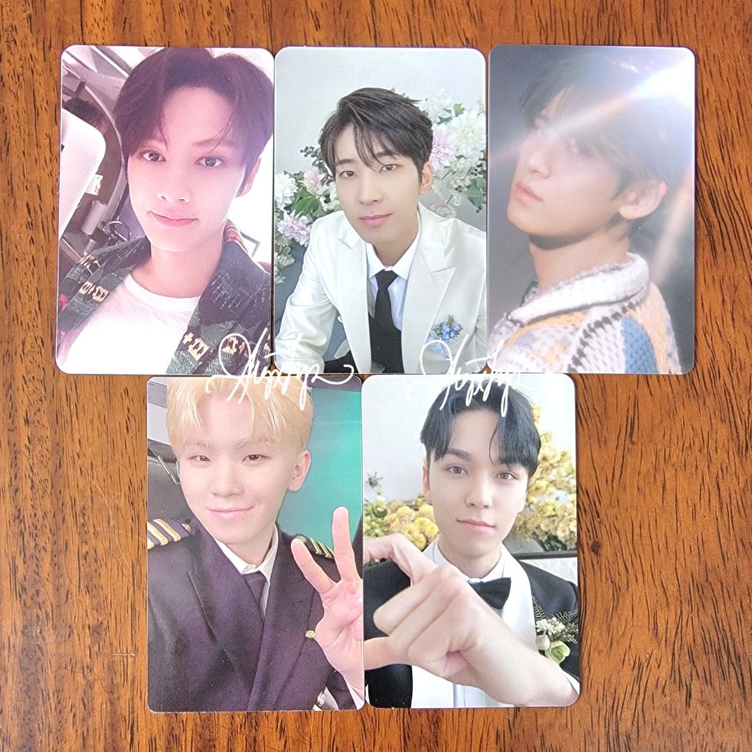 (free ftb confetti) Onhand Seventeen SVT Henggarae HG set FML Al1 Piloto photocards pc Woozi ...