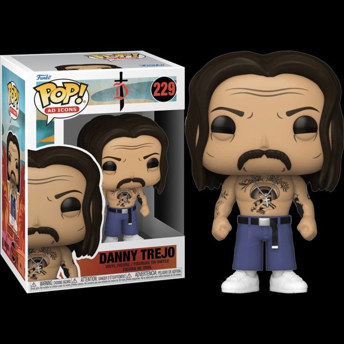 Funko Pop! AD Icons:Danny Trejo - Danny Trejo #229, Hobbies & Toys ...