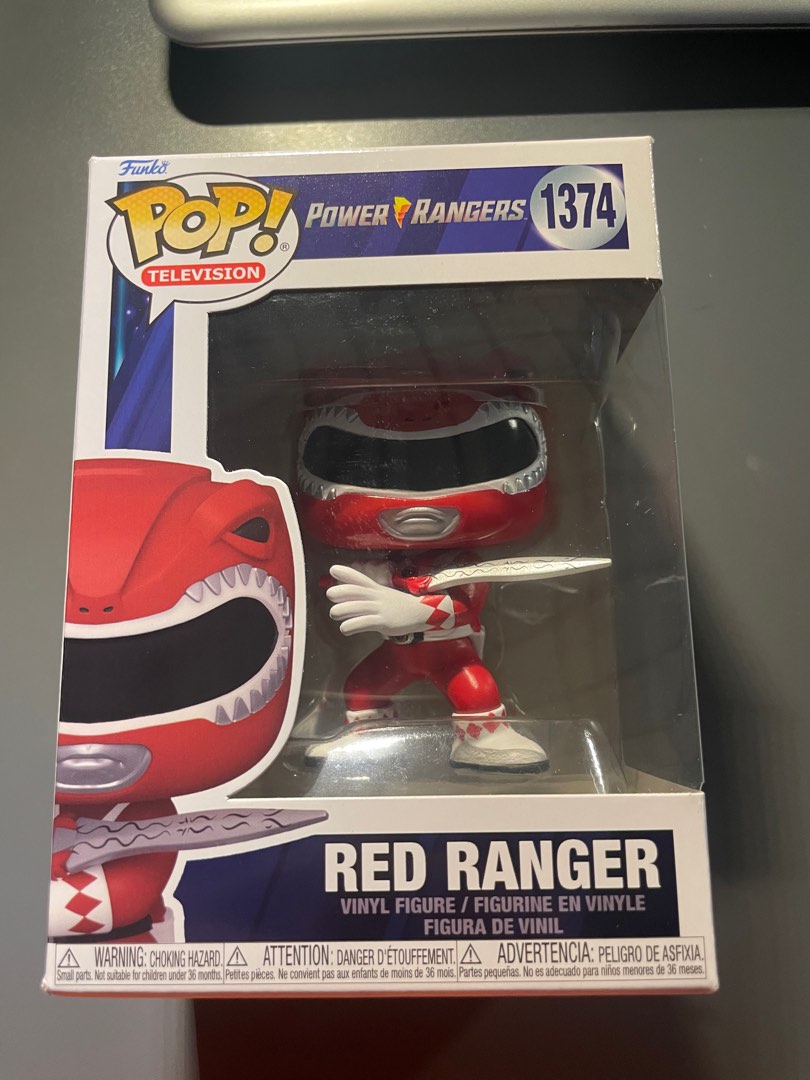 Funko Pops #1374: Red Ranger (Power Rangers 30th Anniversary), Hobbies ...