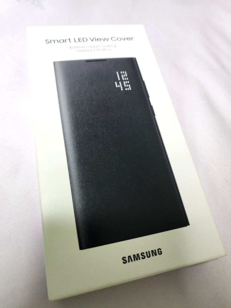 Galaxy S22 Ultra Smart LED View Cover - BLACK, Mobile Phones & Gadgets ...