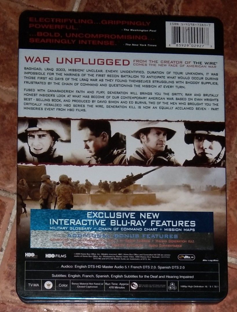 Generation Kill, Hobbies & Toys, Music & Media, CDs & DVDs on Carousell