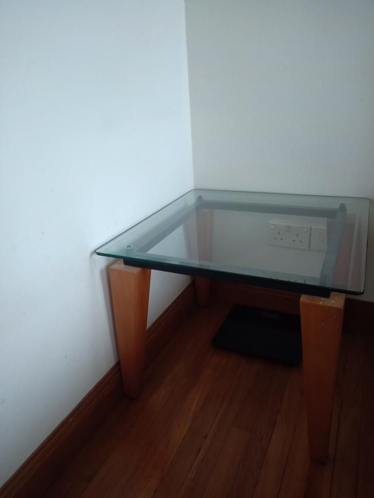 Glass Coffee Table 2x2 feet , Furniture & Home Living, Furniture ...