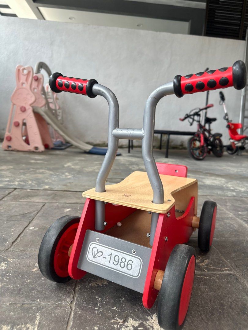 HAPE Little Red Rider Ride On, Babies & Kids, Infant Playtime on Carousell