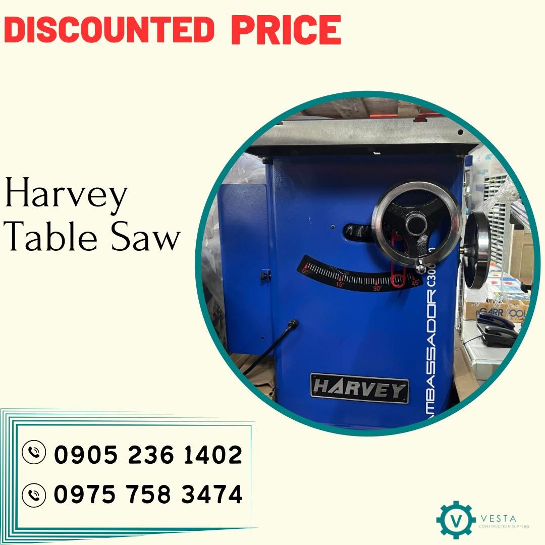HARVEY TABLE SAW, Commercial & Industrial, Construction Tools ...