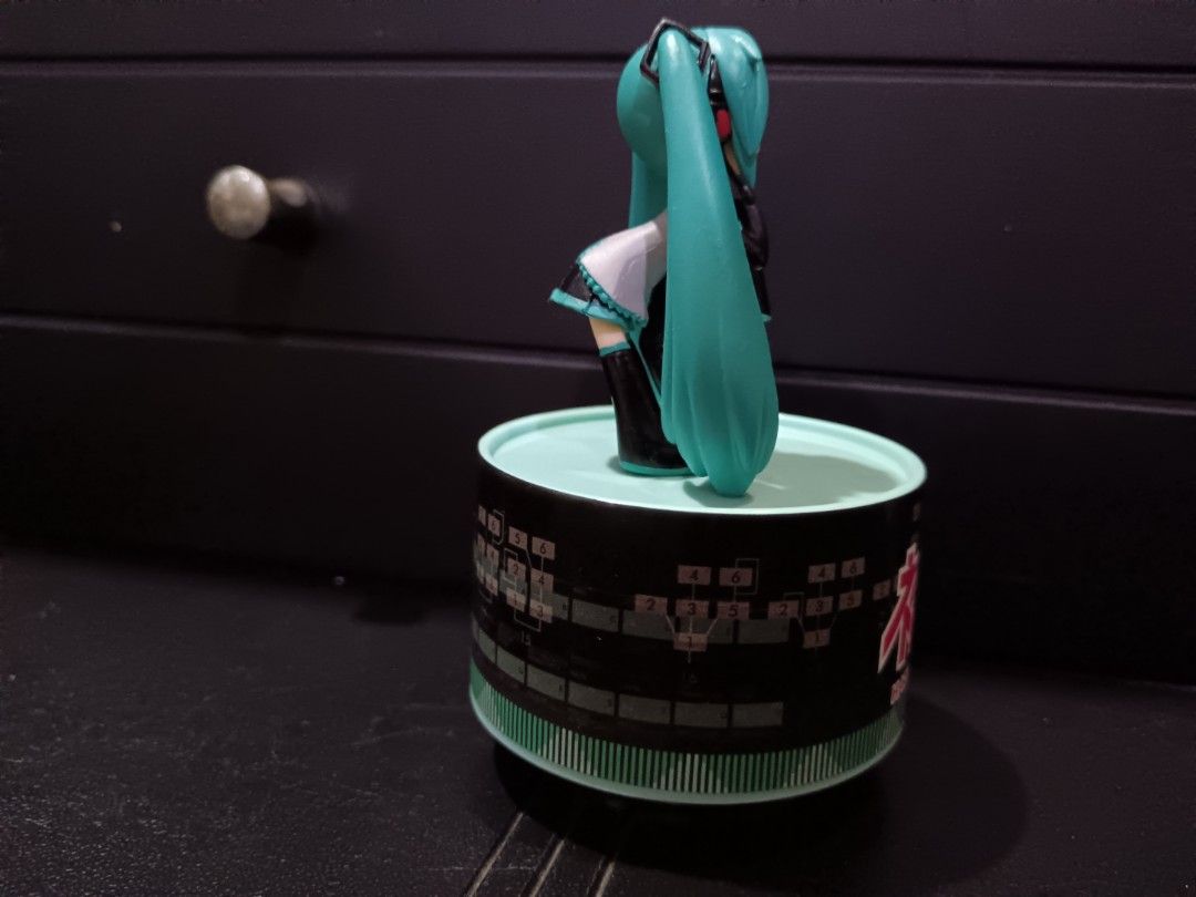 Hatsune Miku Figure Music Box, Hobbies & Toys, Toys & Games on Carousell