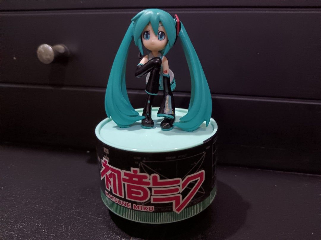 Hatsune Miku Figure Music Box, Hobbies & Toys, Toys & Games on Carousell
