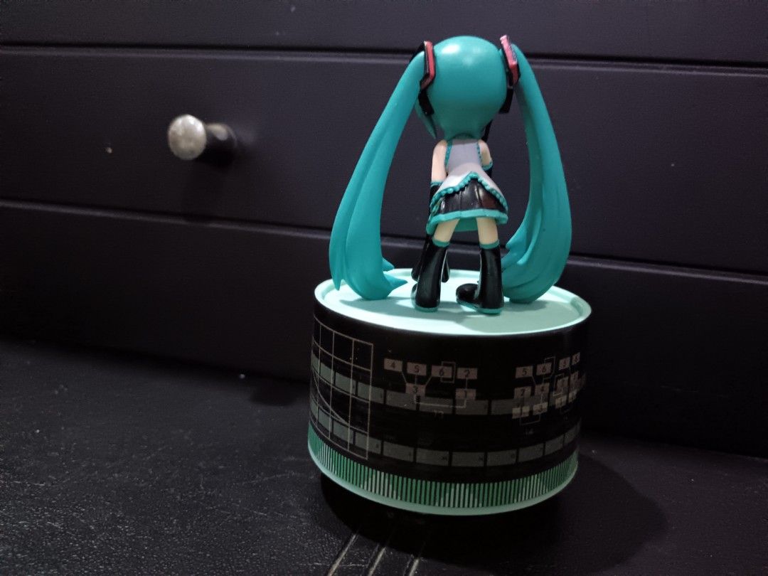 Hatsune Miku Figure Music Box, Hobbies & Toys, Toys & Games on Carousell