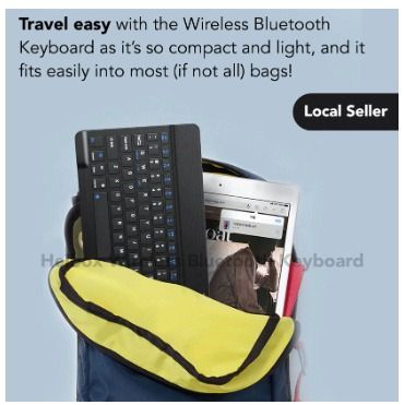 Heibox Wireless Bluetooth Keyboard with RGB LED Backlight Silent ...