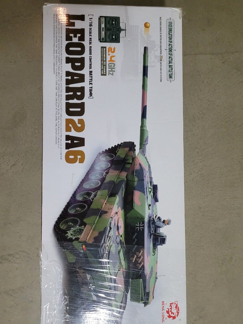Heng long leopard tank remote control, Hobbies & Toys, Toys & Games on ...