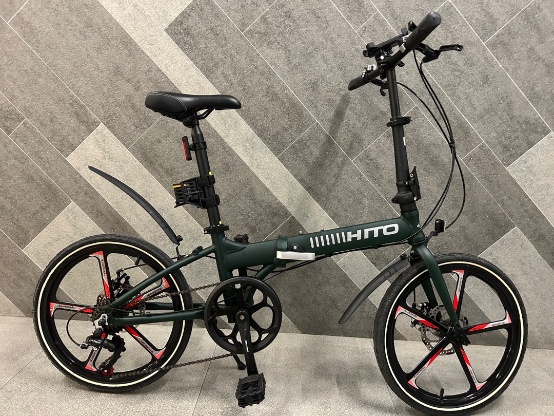 Hito 20in aluminium folding bicycle, Sports Equipment, Bicycles & Parts ...