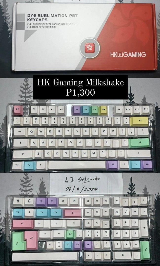 HK Gaming Milkshake Keycaps, Computers & Tech, Parts & Accessories ...