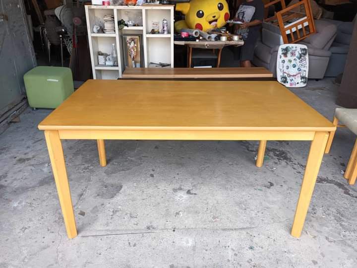 Ikea mockelby dining table Solid :7000 53L x 32W x 28H inches Solid ...