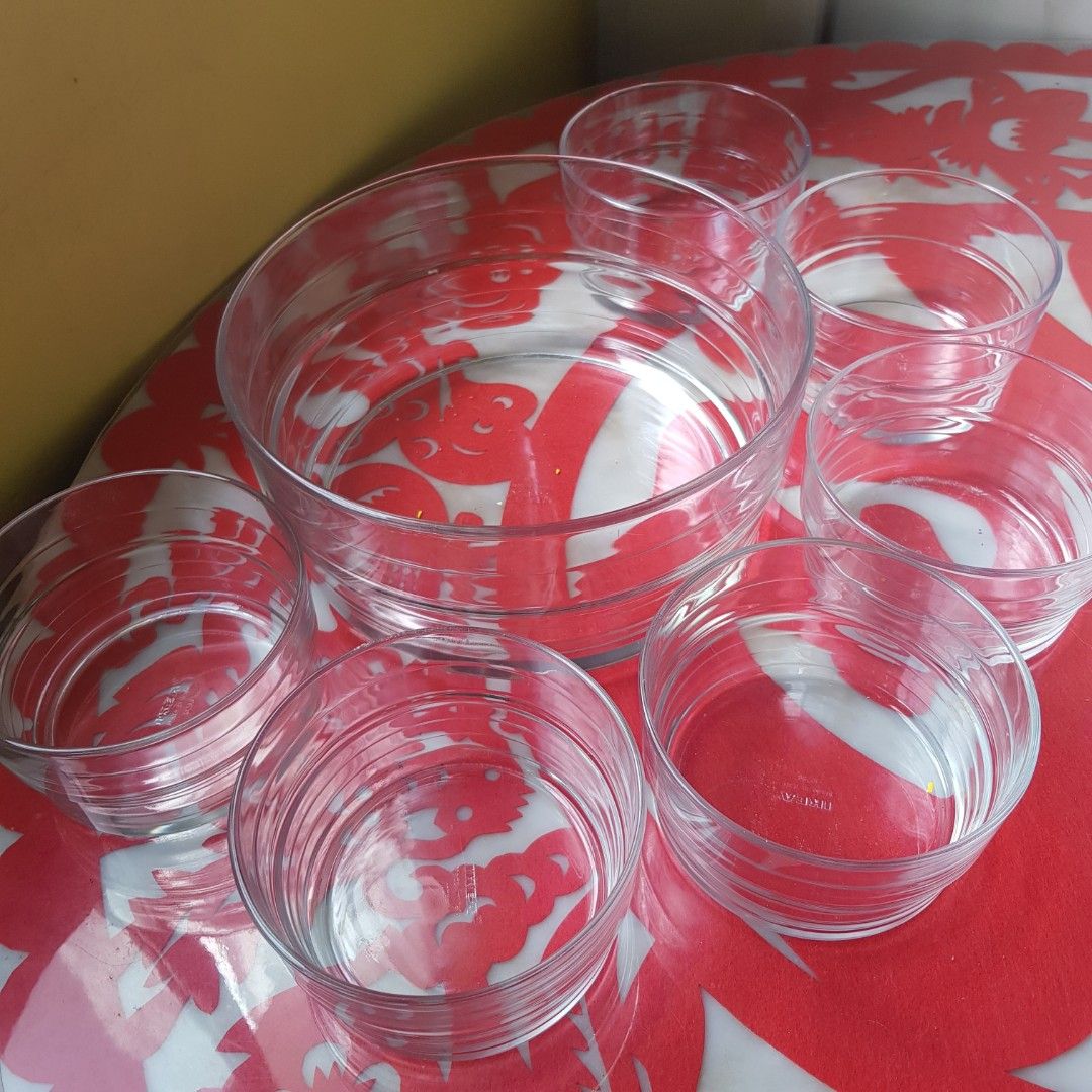 IKEA Salad Bowl + 6 Serving Bowls, Furniture & Home Living, Kitchenware ...