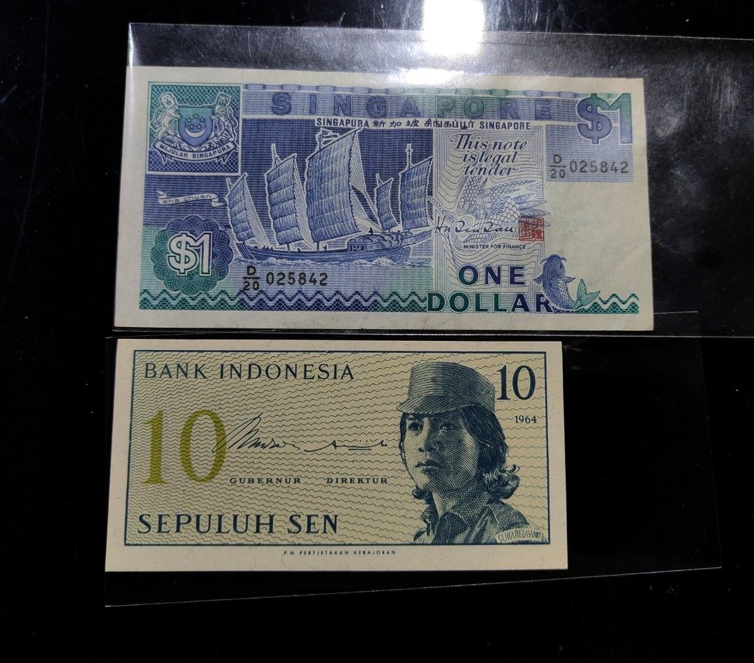 Indonesia 1964 10 Sen Banknote Currency UNC (1), Hobbies & Toys, Memorabilia & Collectibles ...