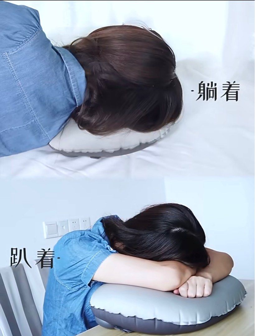 Inflatable hand pump back support, Hobbies & Toys, Travel, Travel ...