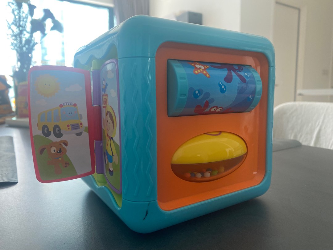 Interactive busy cube, Babies & Kids, Infant Playtime on Carousell