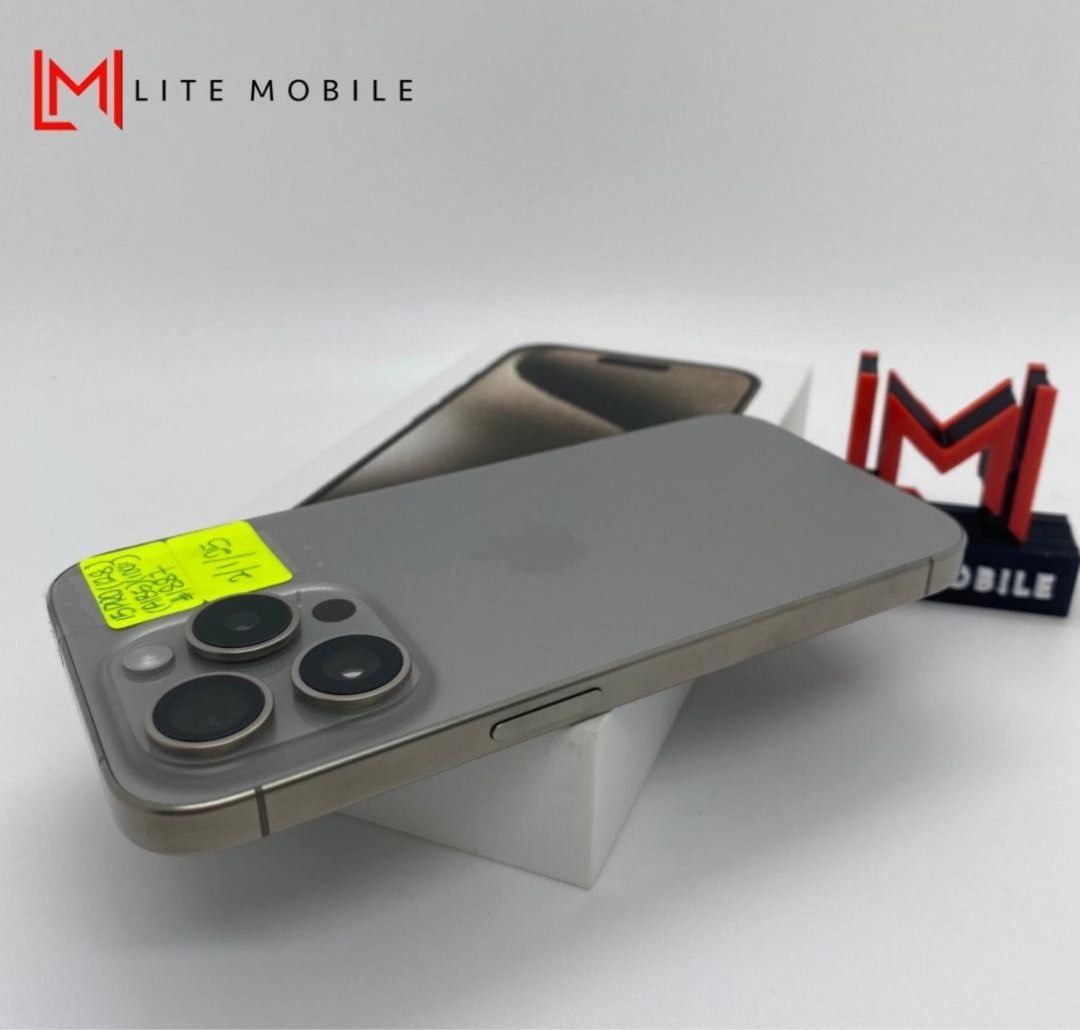 iPhone 15 Pro Natural Titanium 128GB, Mobile Phones & Gadgets, Mobile ...