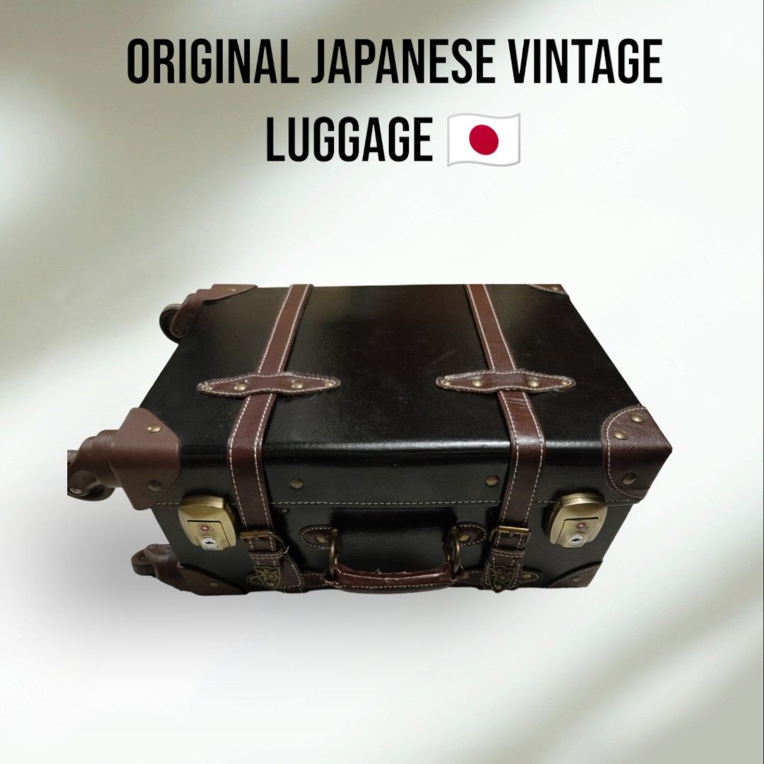Japanese Vintage Look Luggage, Hobbies & Toys, Travel, Luggage on Carousell