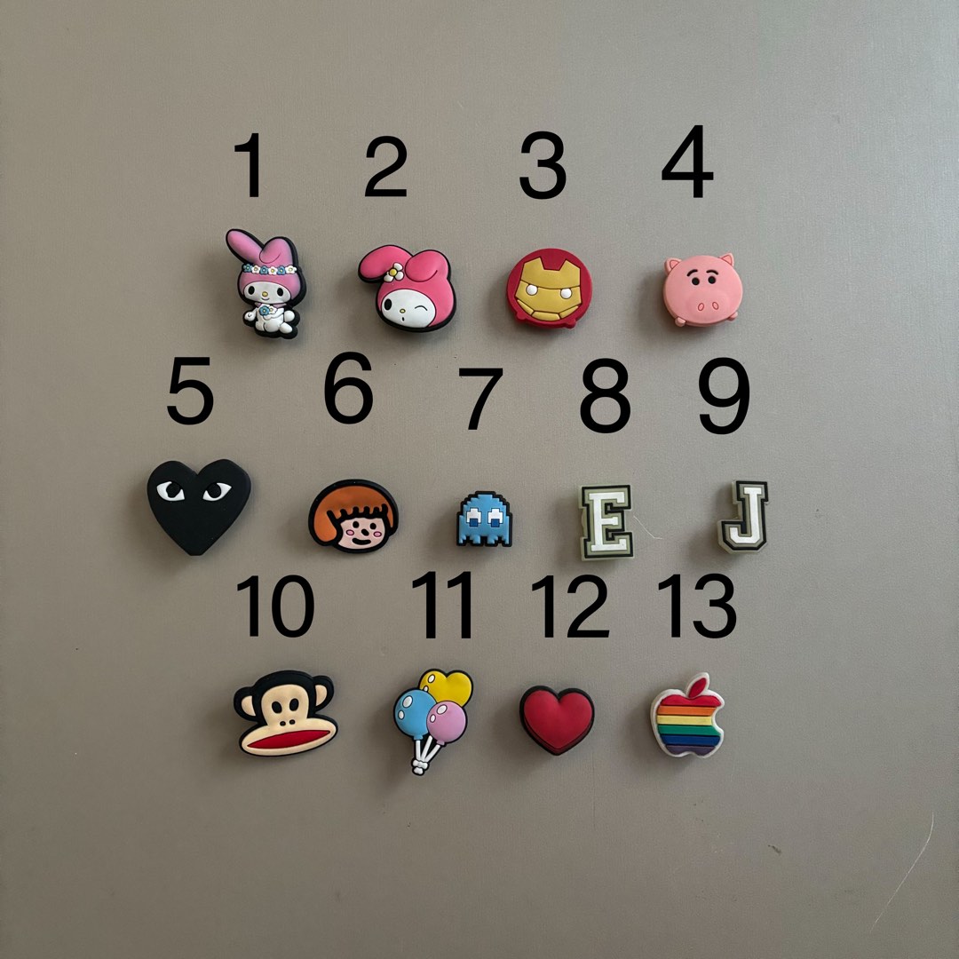 [Trades welcome] Jibbitz Charms, Men's Fashion, Footwear, Shoe inserts ...