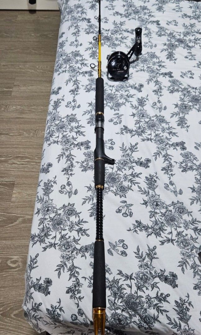 Jigging Master Rod & Lefty Overhead, Sports Equipment, Fishing on Carousell