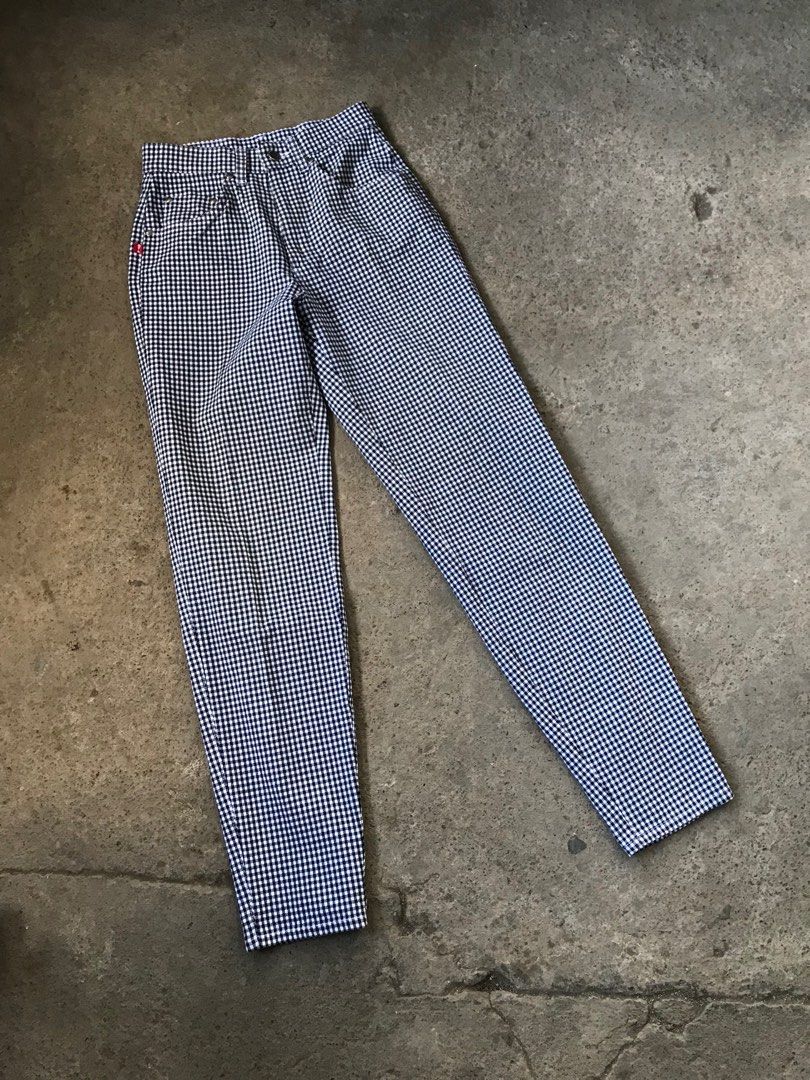 joop jeans checkered baston cut pants, Women's Fashion, Bottoms, Jeans ...