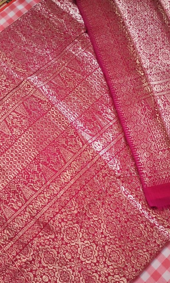 Kain Songket ZAENAL Tenun Benang Emas Palembang Original "Lepus Bunga ...