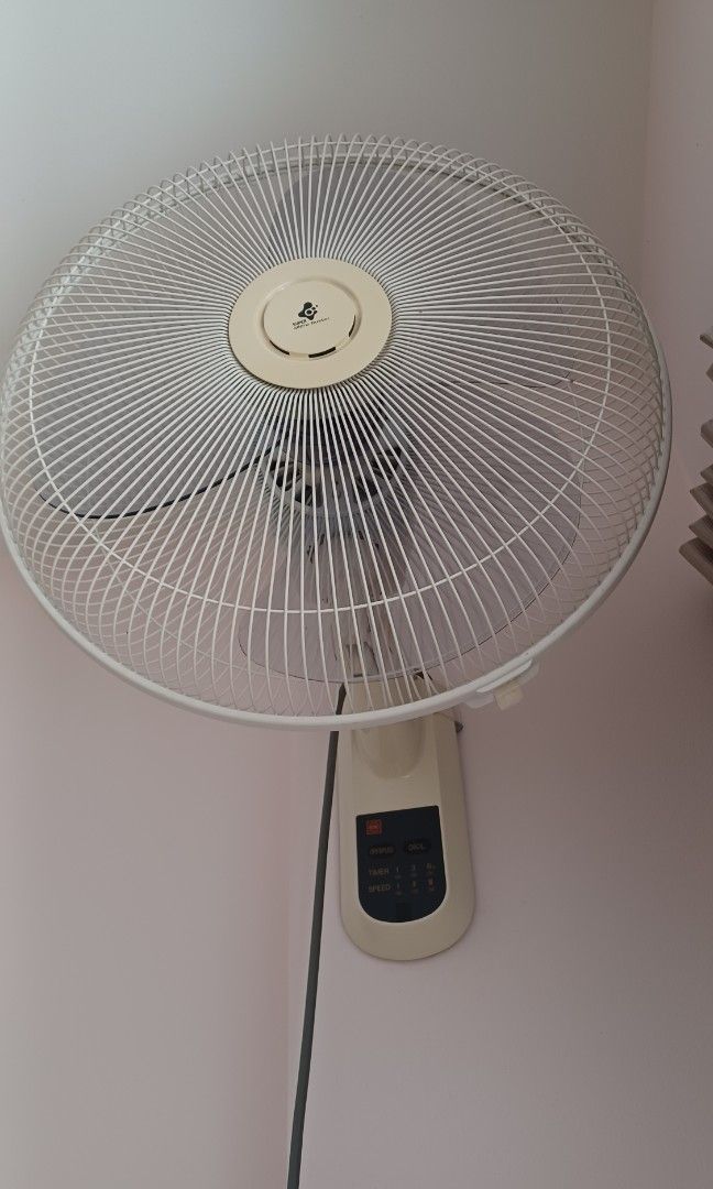 KDK Wall Fan (with remote control), Furniture & Home Living, Lighting ...