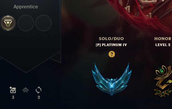 league of legends plat account (provisionals), Video Gaming, Video ...