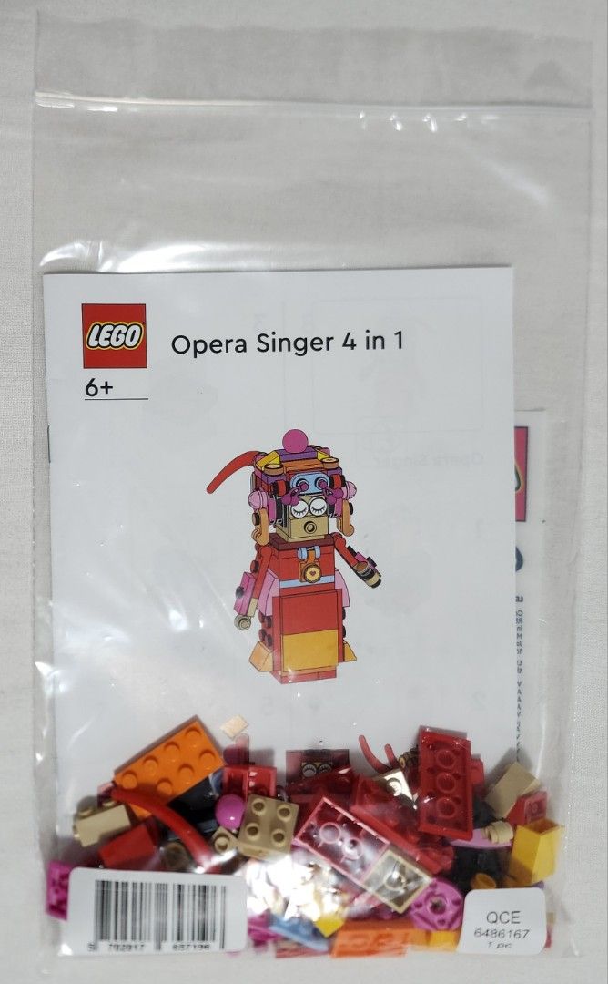 Lego 6486167 Opera Singer 4 in 1, Hobbies & Toys, Toys & Games on Carousell