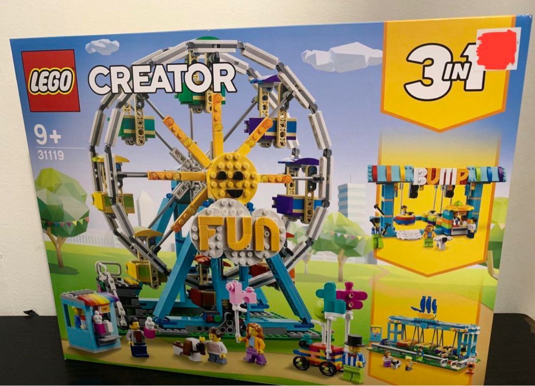 Lego Ferris Wheel 3 in 1 31119, Hobbies & Toys, Toys & Games on Carousell
