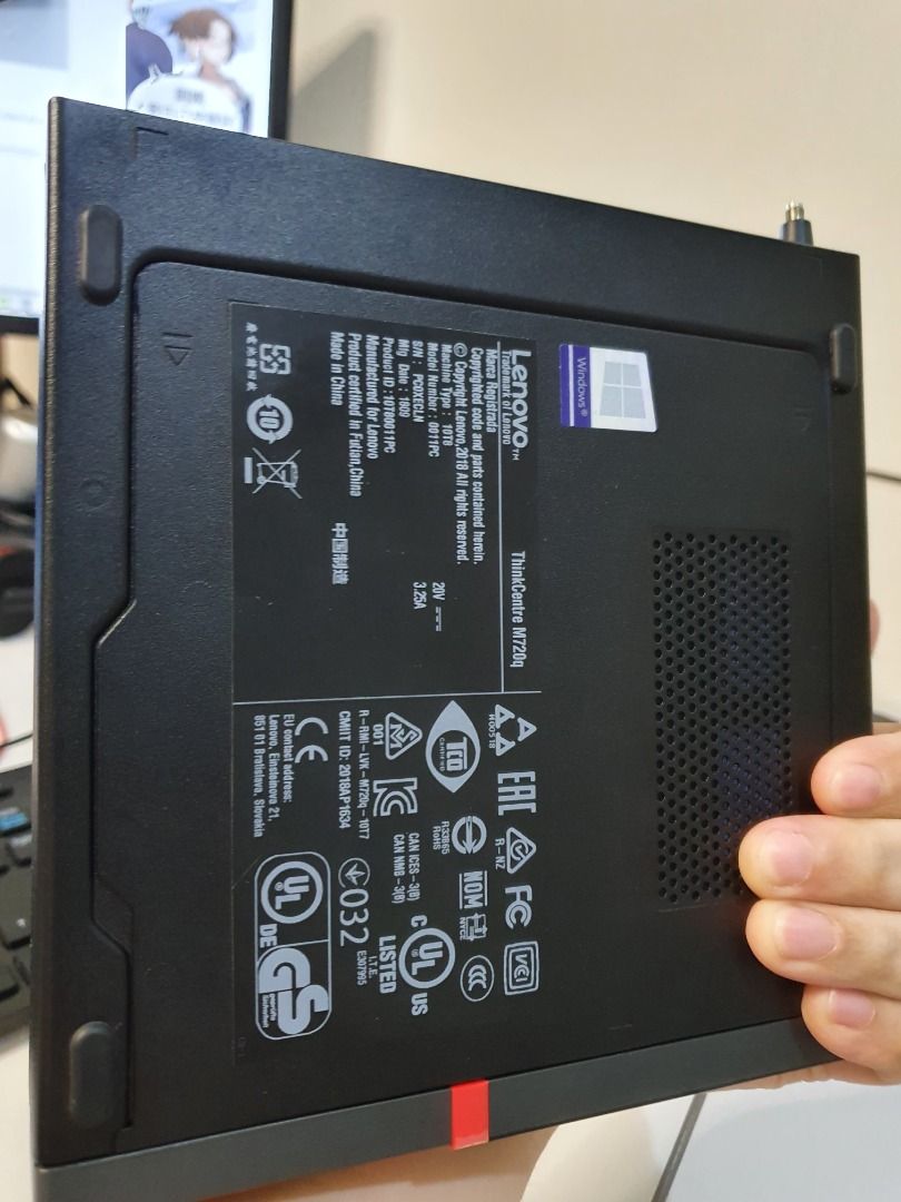 Lenovo M720q tiny with Lenovo T2054 21.5" Monitor, Computers & Tech ...